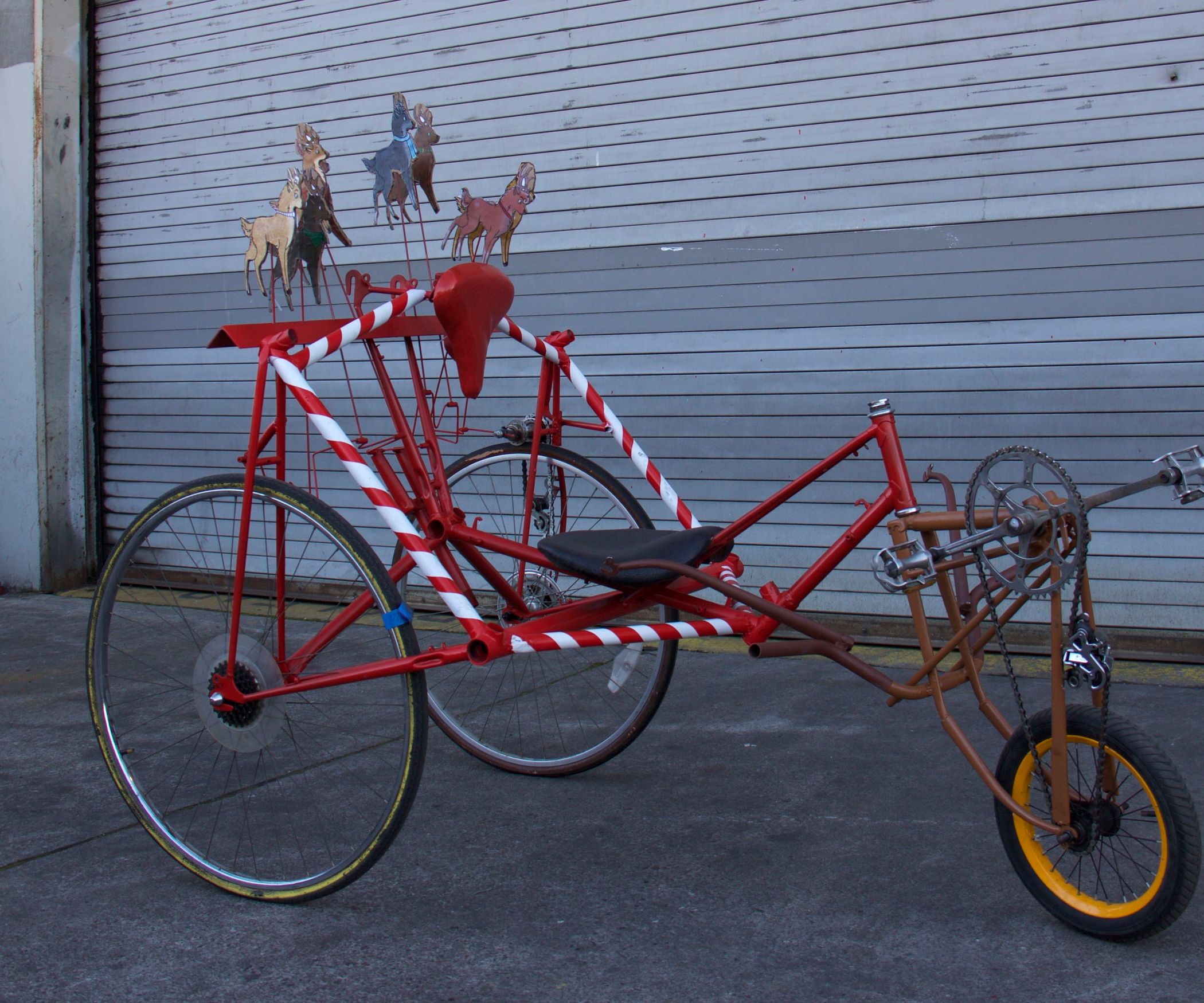 Bicycle Chariot: Santa Sleigh Edition : 8 Steps (with Pictures ...