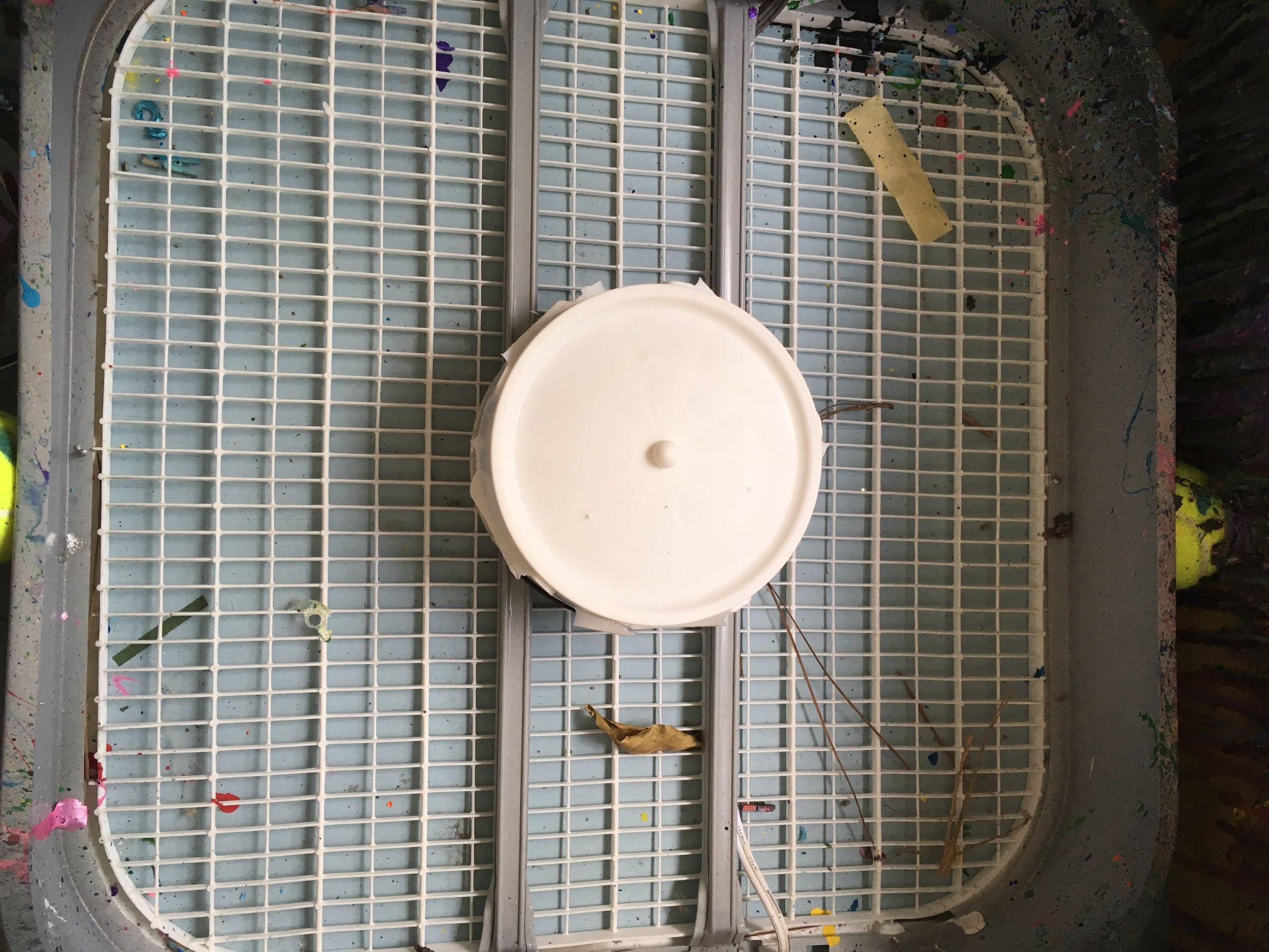 DIY Giant Spin Art Made From an Old Box Fan! : 7 Steps - Instructables