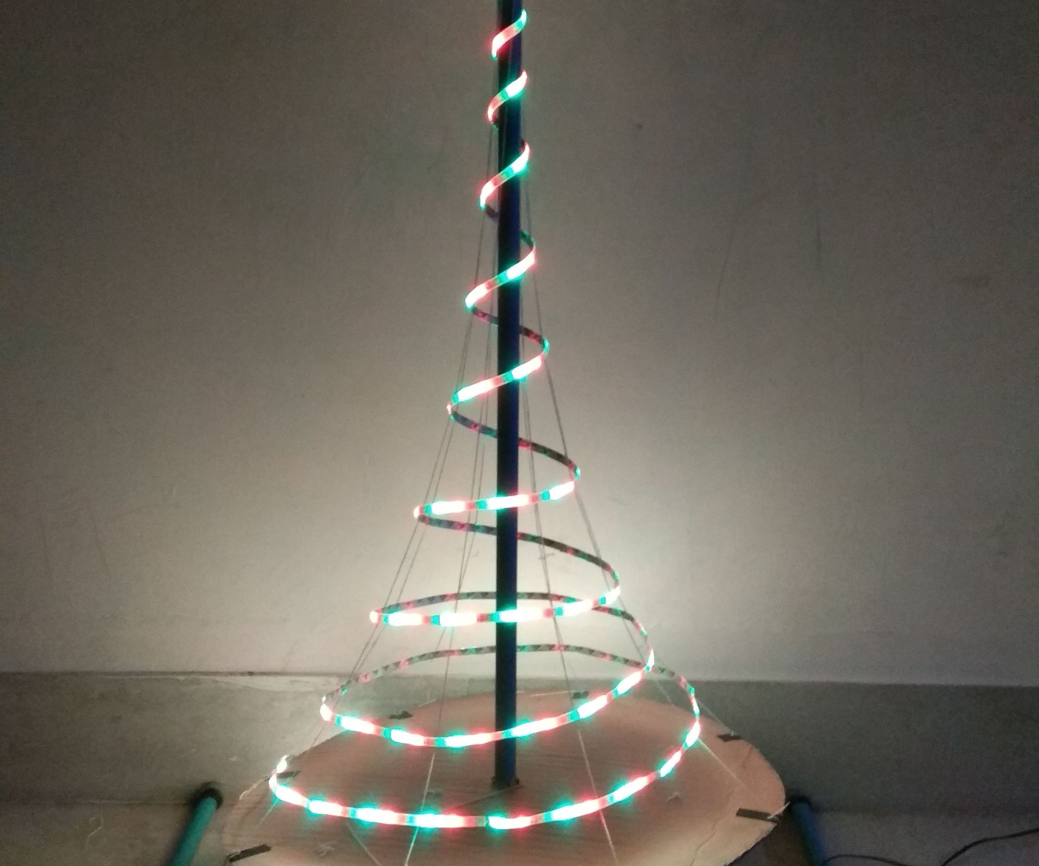 Spiral Led Christmas Tree : 4 Steps (with Pictures) - Instructables