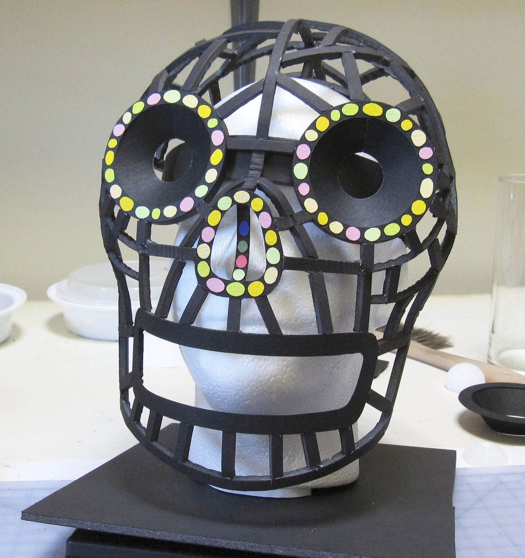 Skull Mask (wearable) : 20 Steps (with Pictures) - Instructables