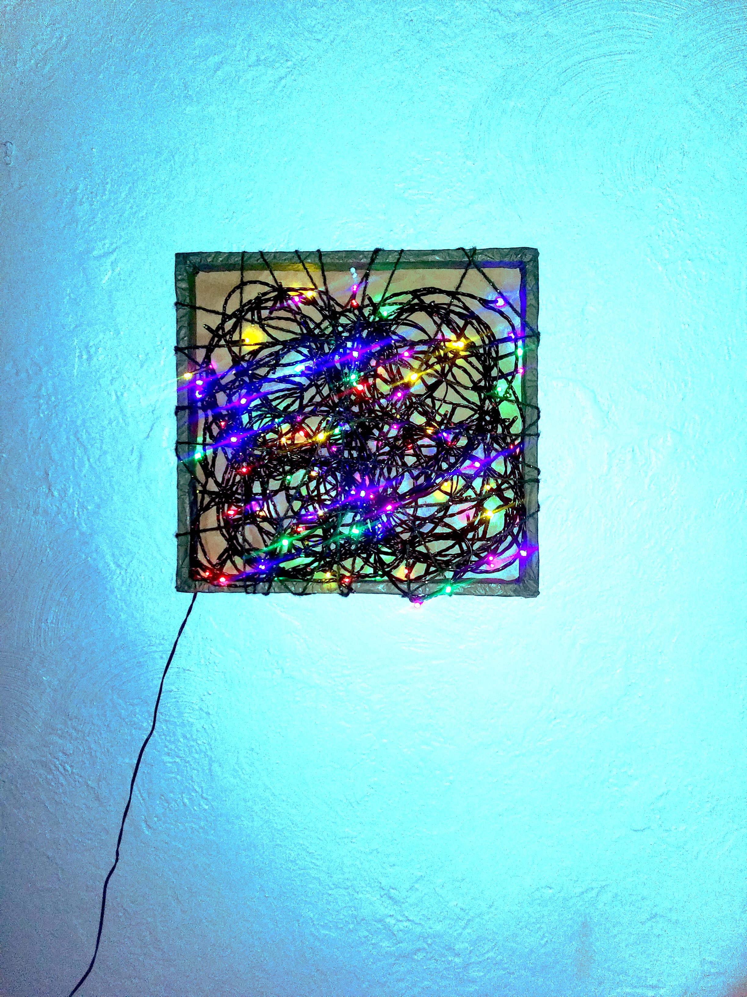 Simple Christmas Light Frame : 6 Steps - Instructables