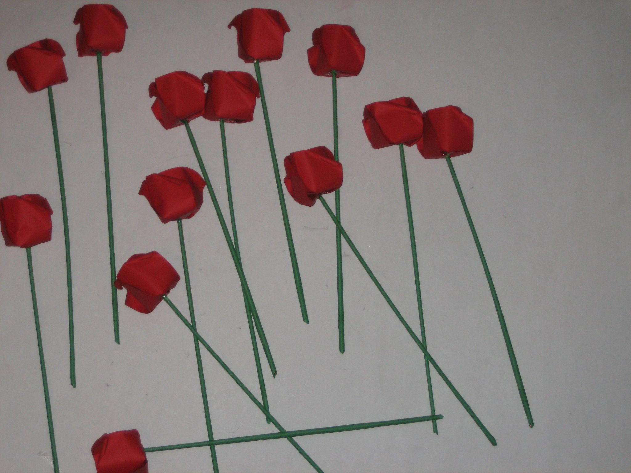 A Dozen Red Origami Roses : 6 Steps (with Pictures) - Instructables