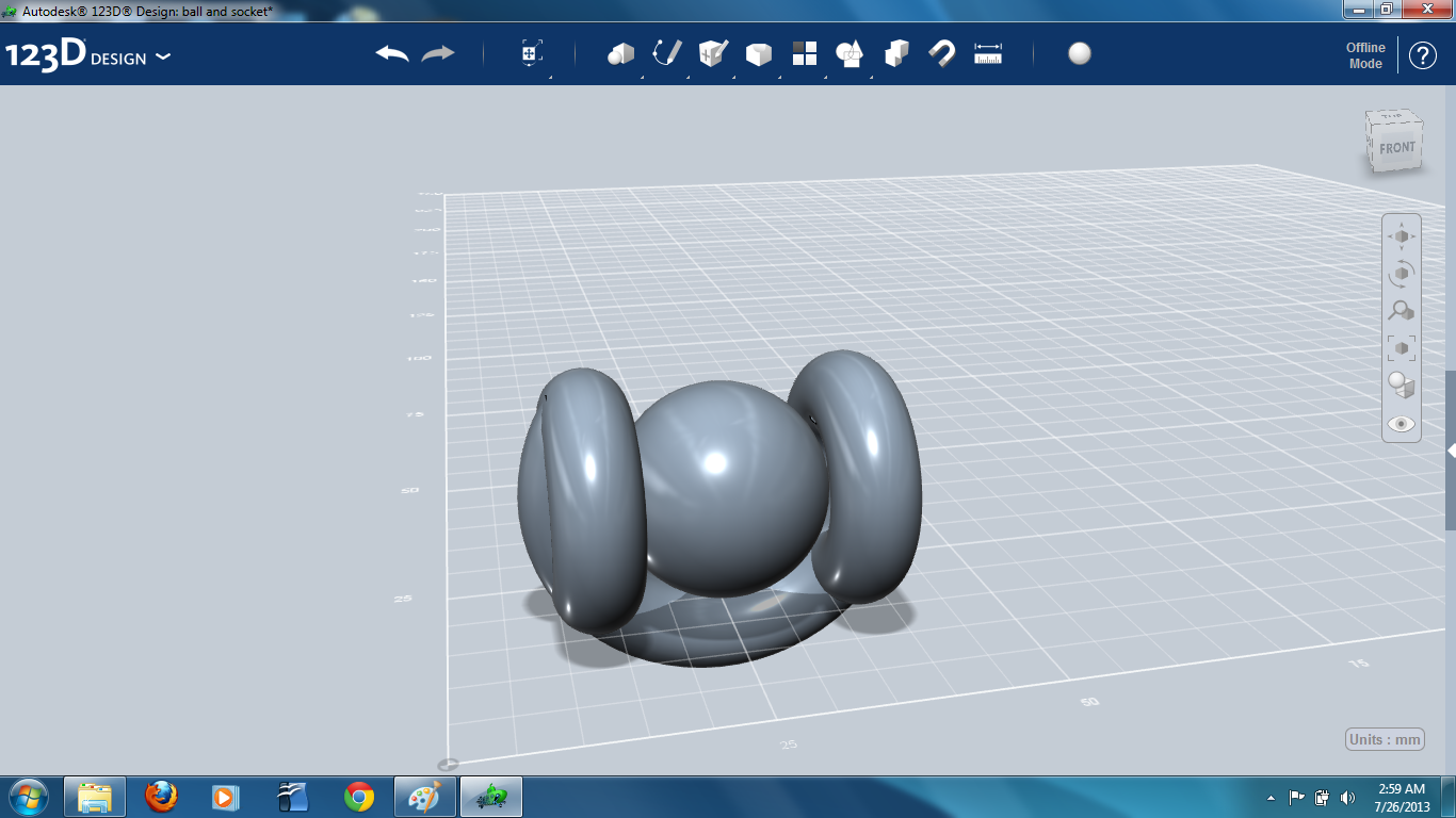 3D Printed Modular Ball-and-Socket Joints : 4 Steps (with Pictures ...