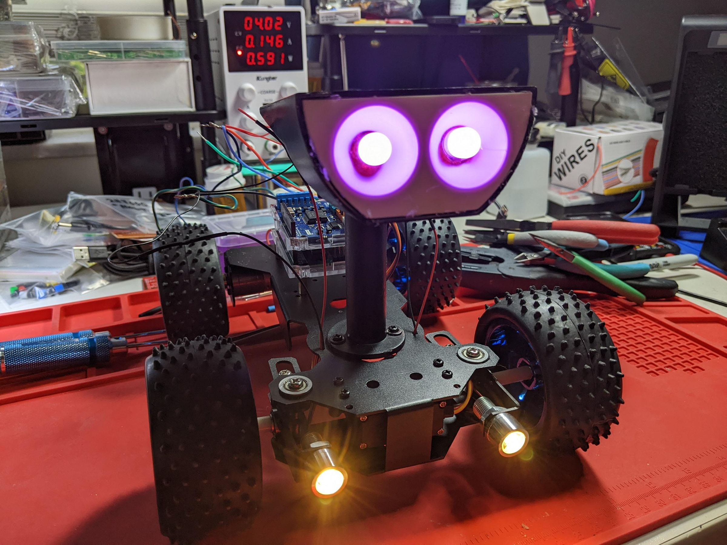 LIDAR/Ultrasonic Transducer -- MC1 Obstacle Avoiding Robot W/Arduino ...