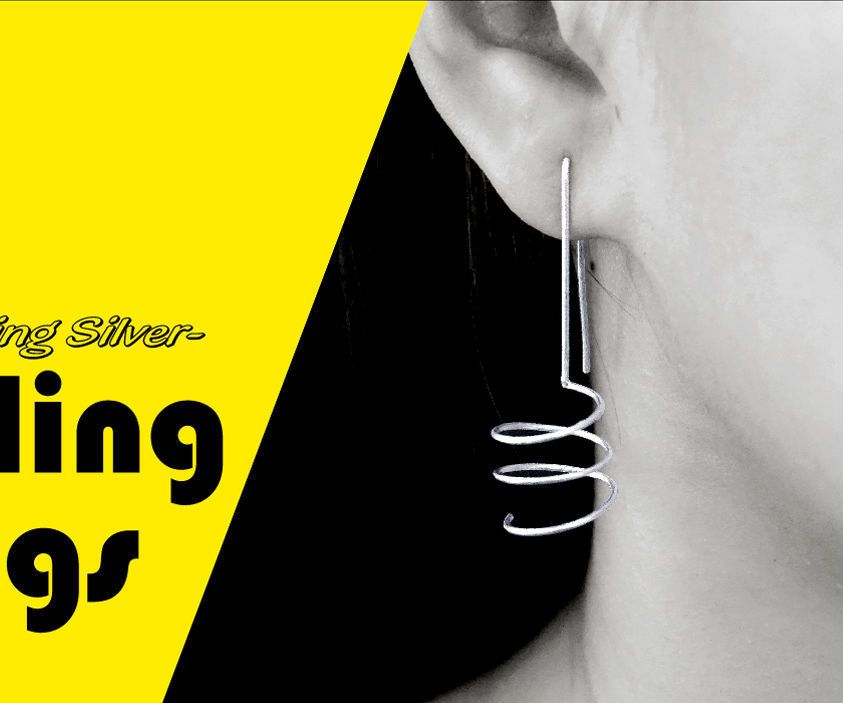 DIY Tutorial - How to Made 925 Sterling Silver Circling Earrings : 17 ...