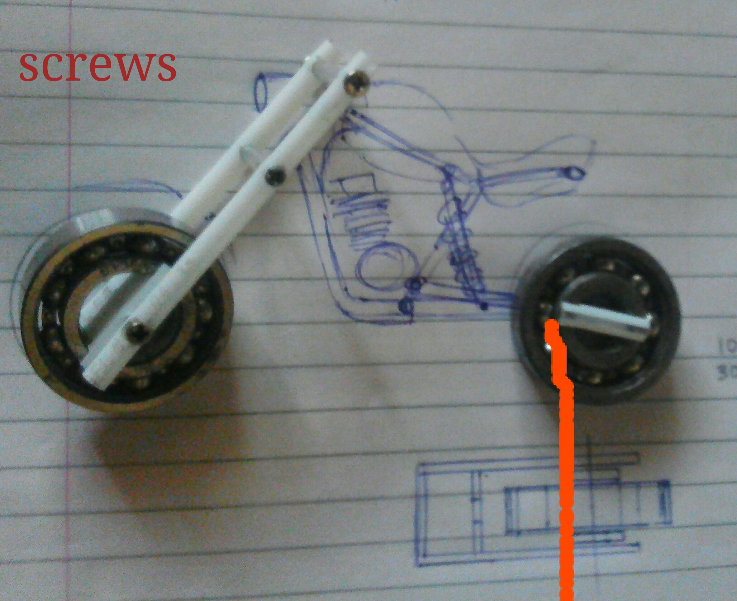 Homemade Tiny MotorBike Model : 8 Steps - Instructables