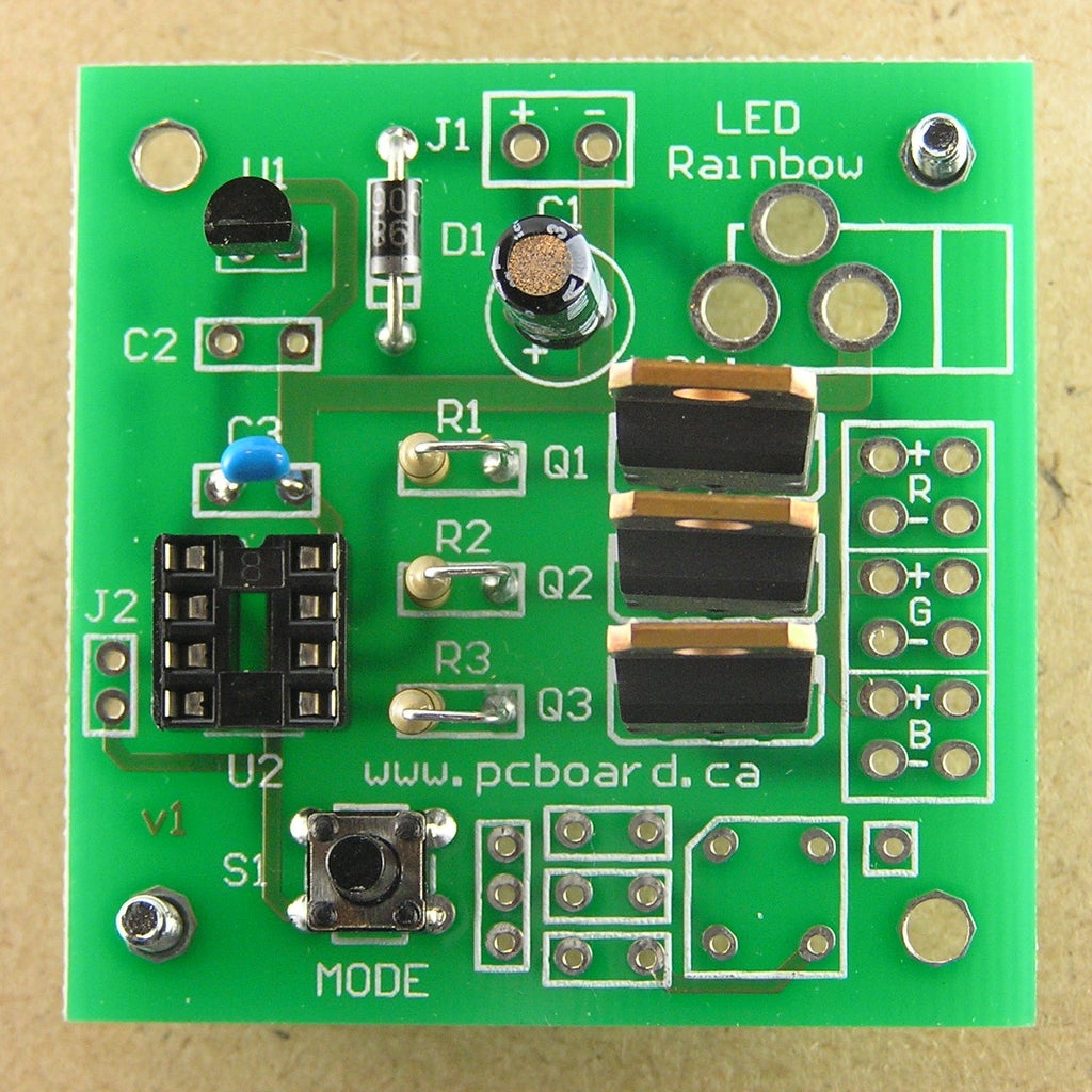 Led Rainbow Rgb Led Pwm Controller Construction Easy To Build 15 3784
