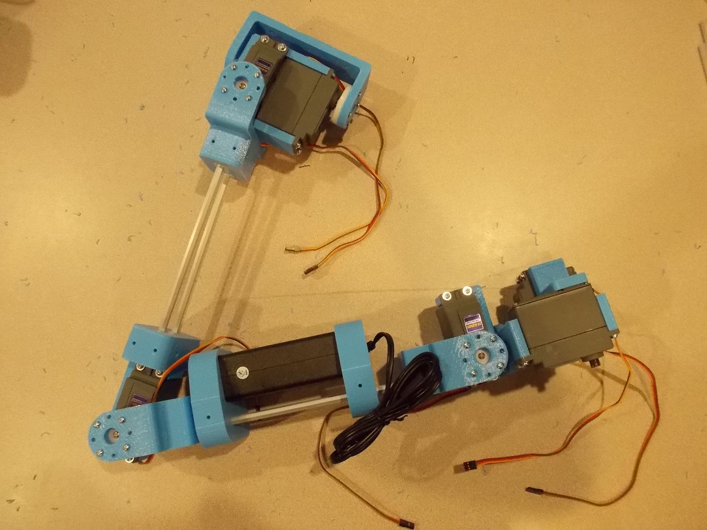 ASPIR: Full-Size 3D-Printed Humanoid Robot : 80 Steps (with Pictures ...