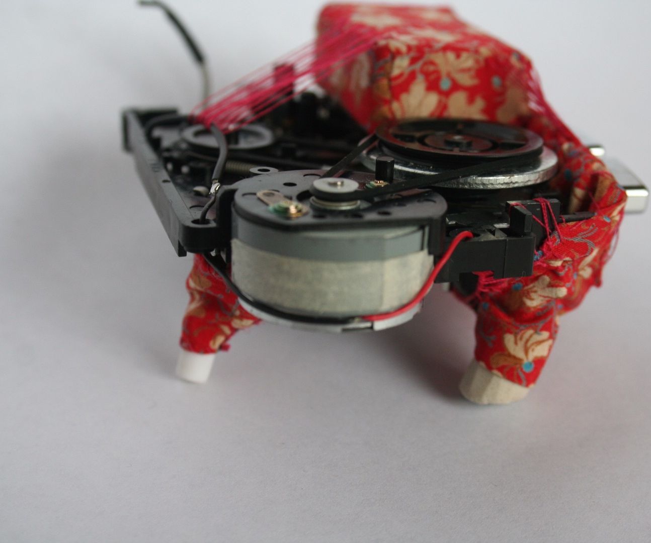 Anthropomorphized Electric Eraser Made From Repurposed Parts : 5 Steps ...