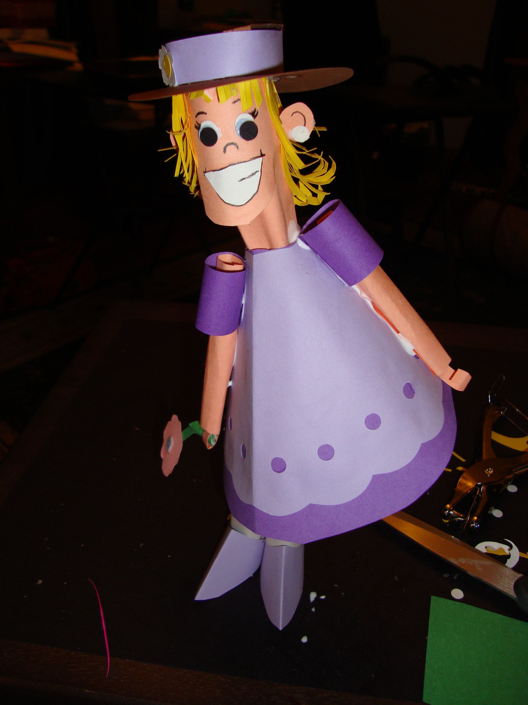 Goldie Locks (Little Girl) Paper Craft (Easy) : 14 Steps (with Pictures ...