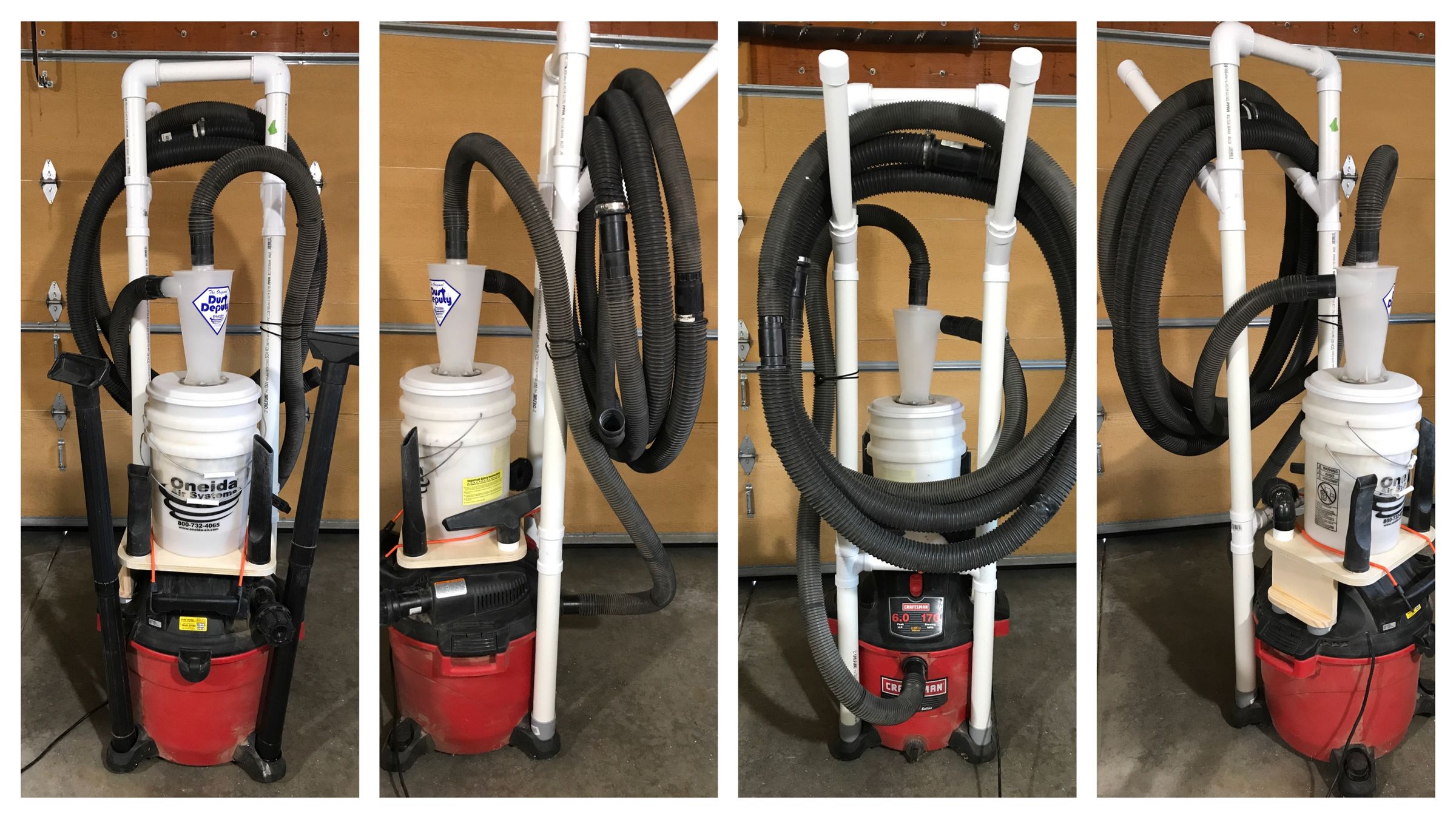 Better Dust Collection & Tool Organization for Shop Vacs : 4 Steps ...