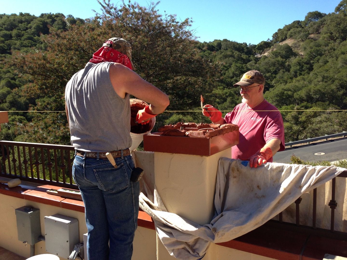 Architectural Cast Concrete: Wall Caps, Column Caps, and Fireplace ...