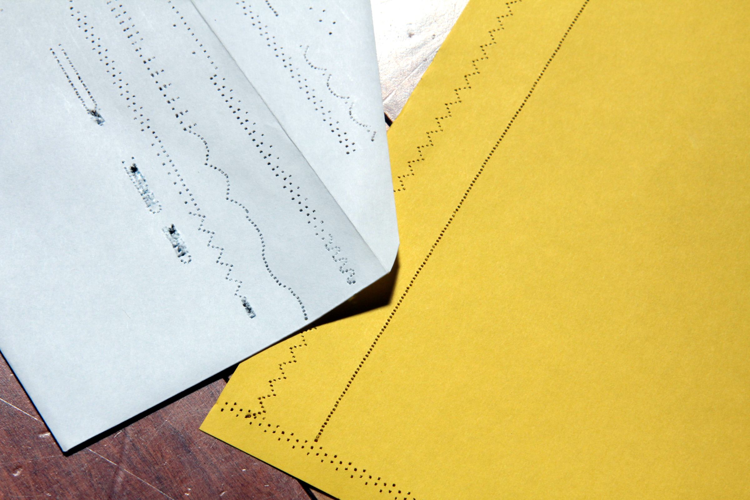 Fancy Paper Perforations With a Sewing Machine (with Pictures ...