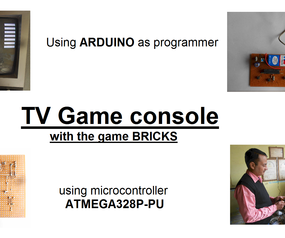 TV Game Console by Arduino : 3 Steps (with Pictures) - Instructables