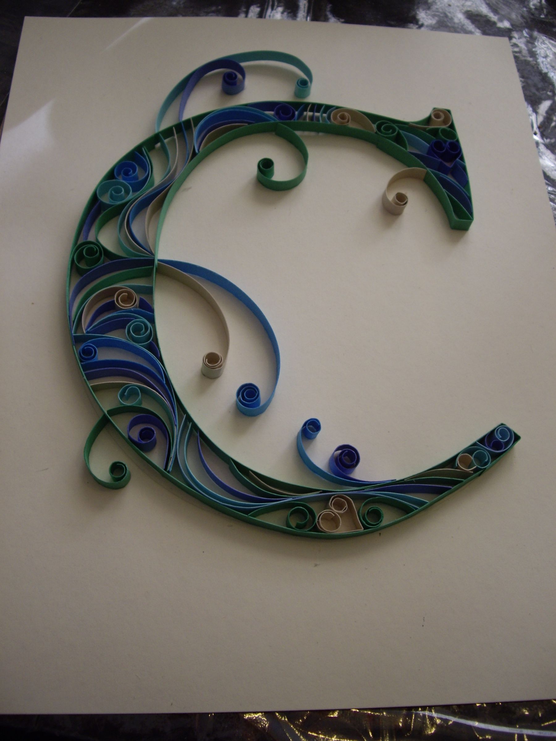 Quilled Monograms -Cheap, Easy, No Special Equipment : 6 Steps (with ...