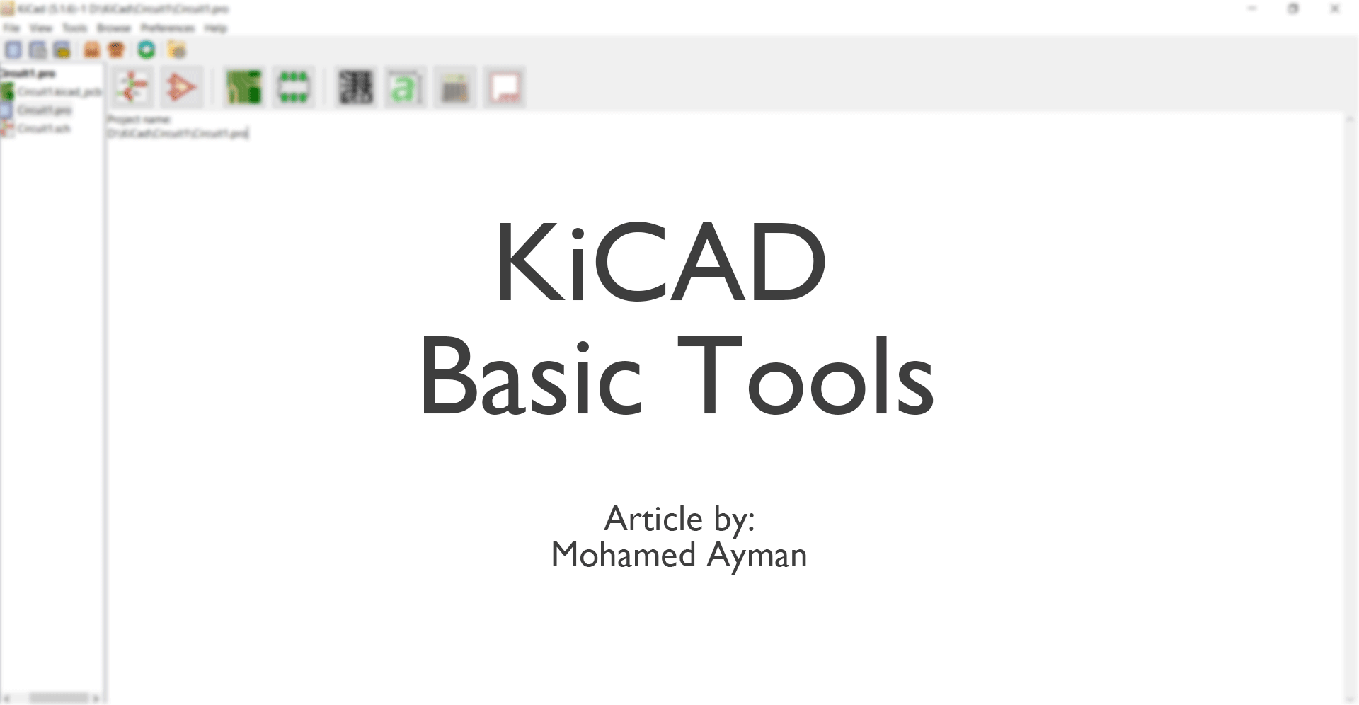 KiCAD Basic Tools : 5 Steps - Instructables