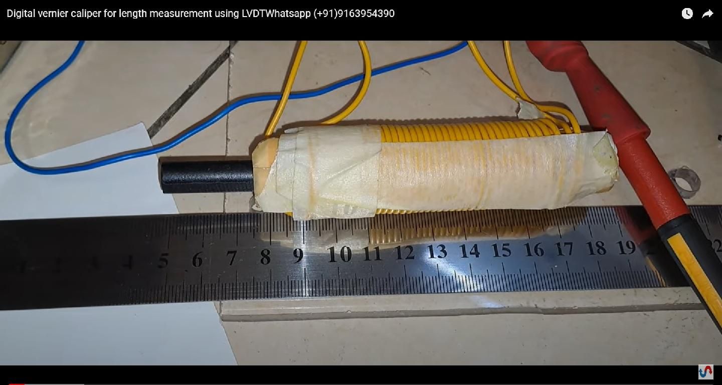 Digital Vernier Caliper for Length Measurement Using LVDT and Arduino ...