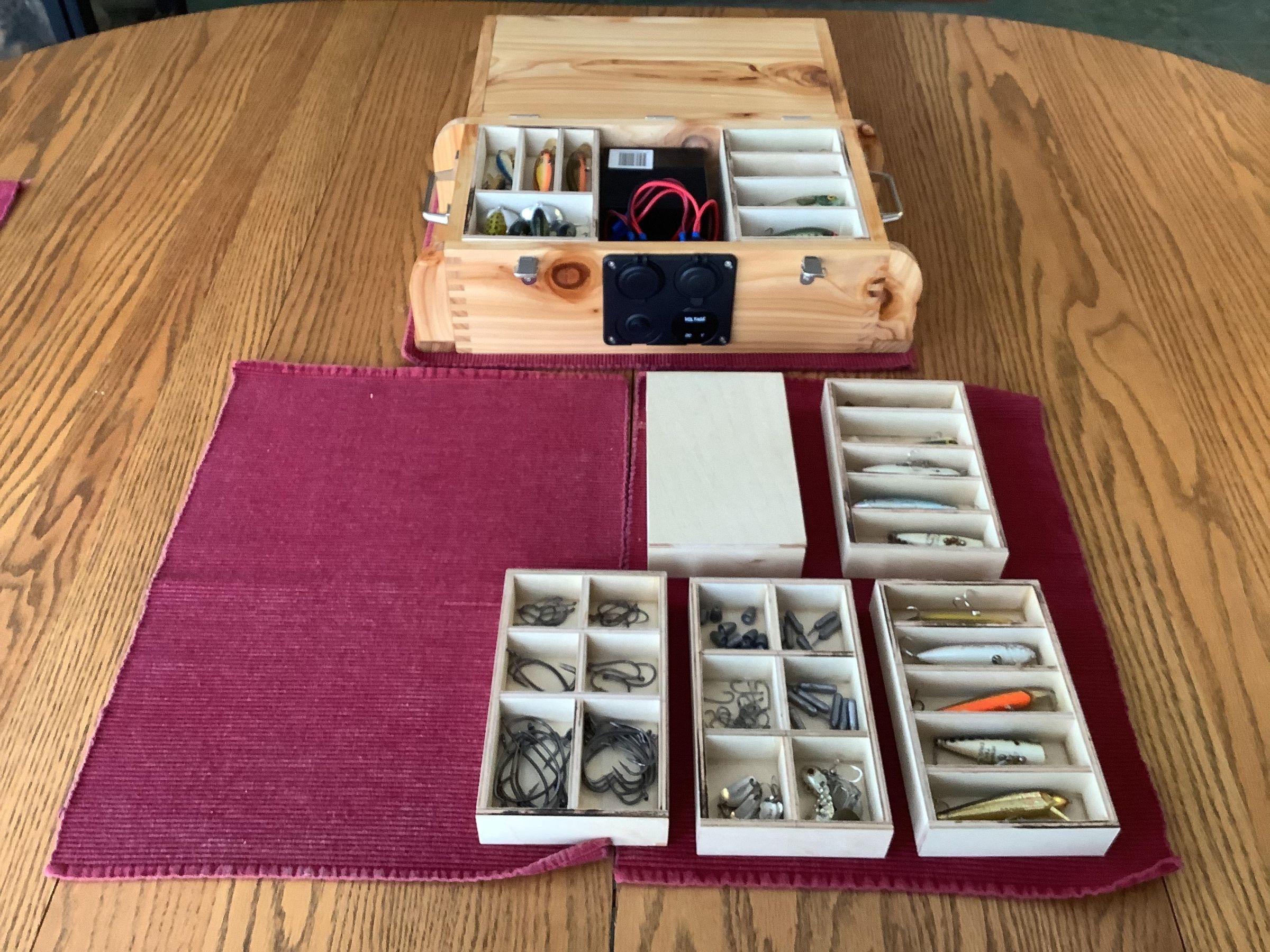 Cedar Power/Tackle Box for Kayak Fishing : 14 Steps (with Pictures ...