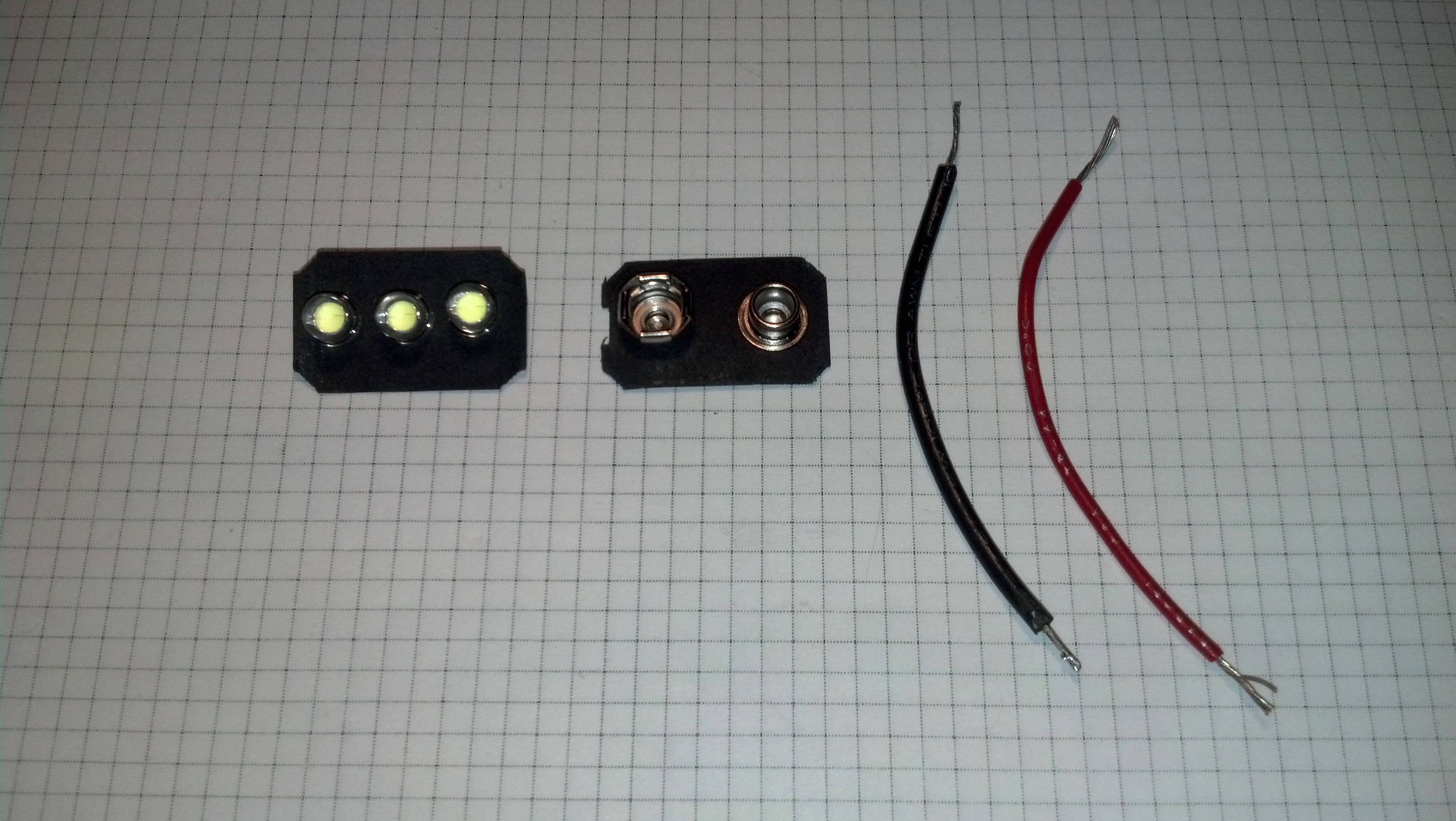 DIY 9 Volt LED Emergency/Backpack Flash Light : 10 Steps - Instructables