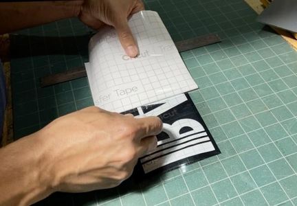 Using a Cricut Vinyl Mask to Help Glue Chipping : 6 Steps (with ...