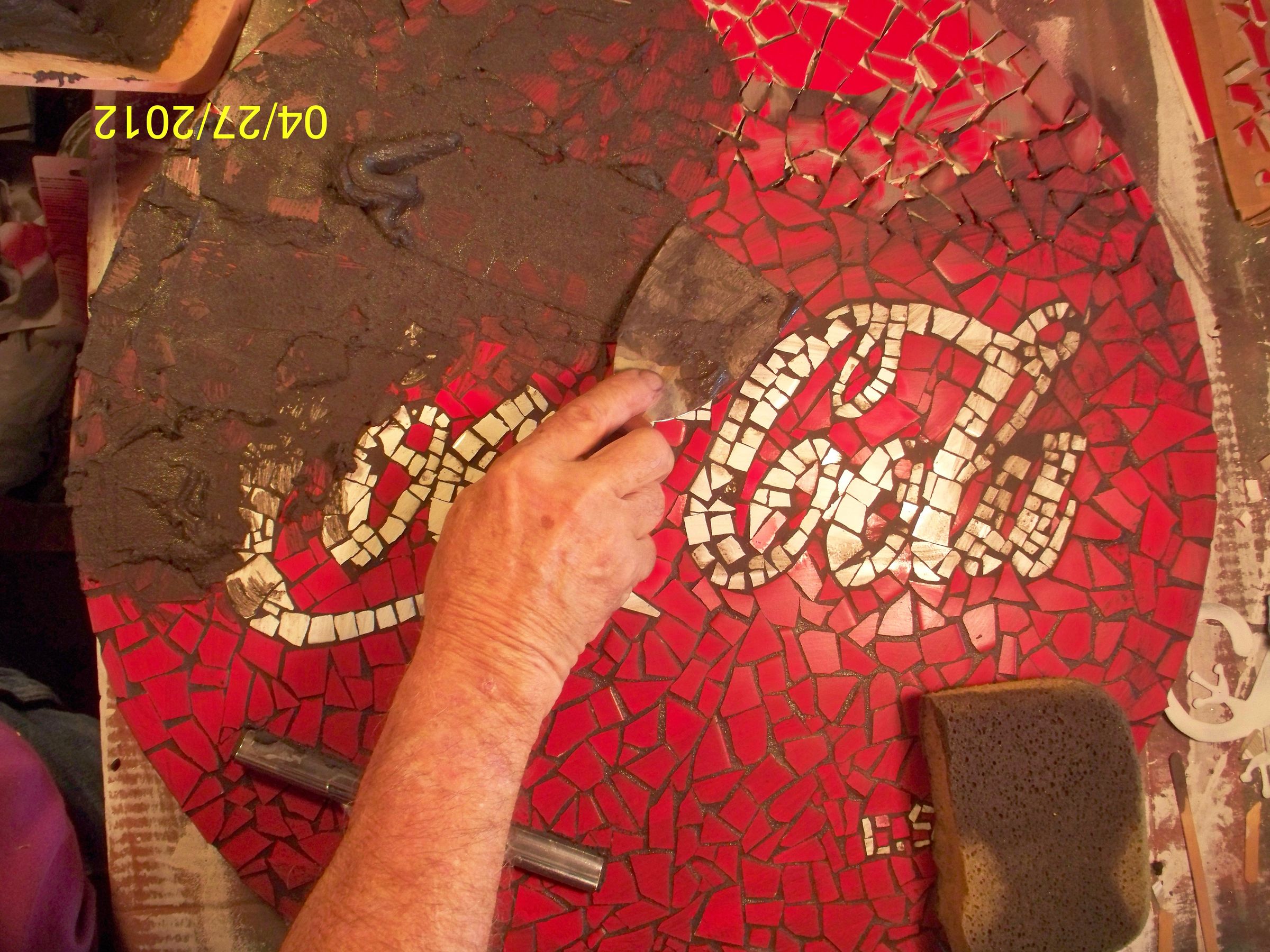 Make a Coca Cola Mosaic Table : 17 Steps (with Pictures) - Instructables