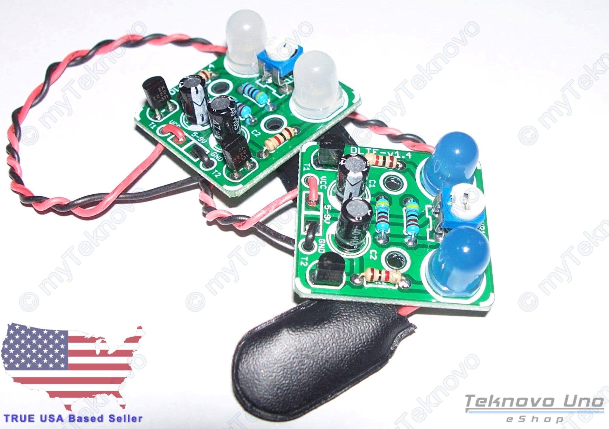 Dual JUMBO LED White/Blue Adjustable Flasher Blinker - Instructables