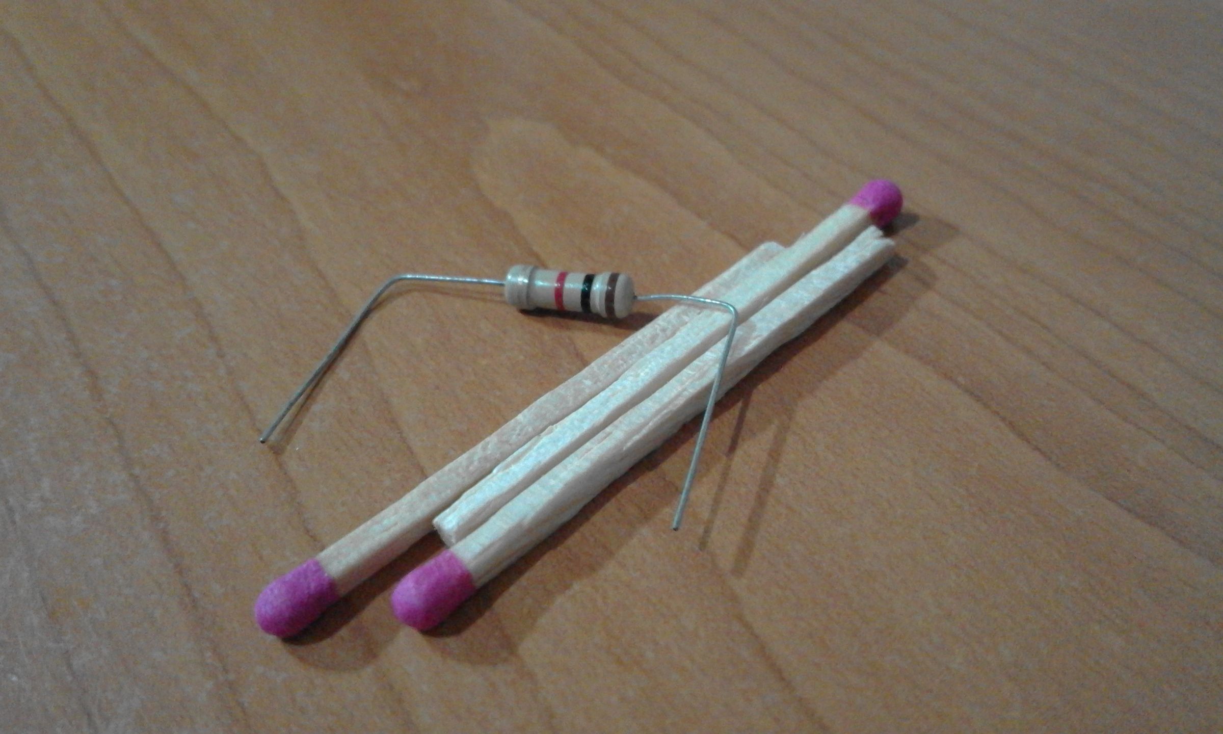 Electronic Component Lead Bending Tool (Matchsticks) : 3 Steps (with ...