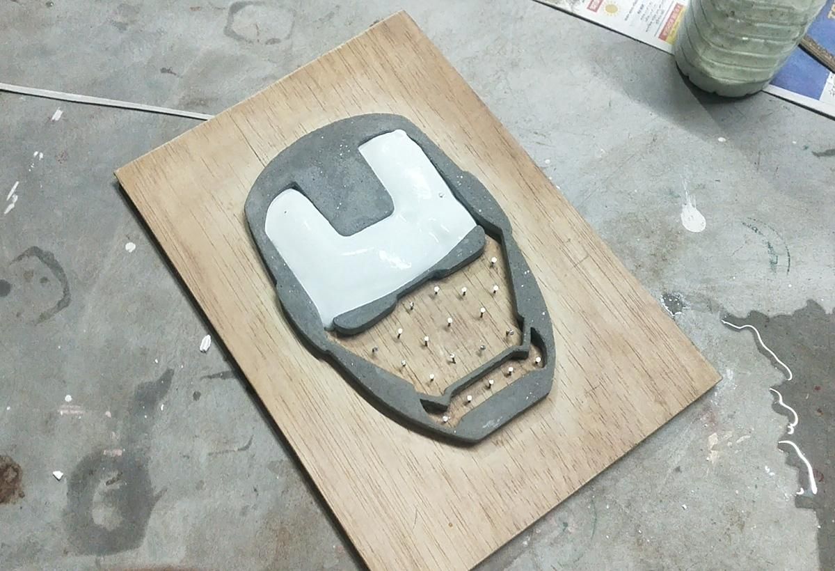 Iron Man - Helmet | Cement Wall Art : 16 Steps (with Pictures ...