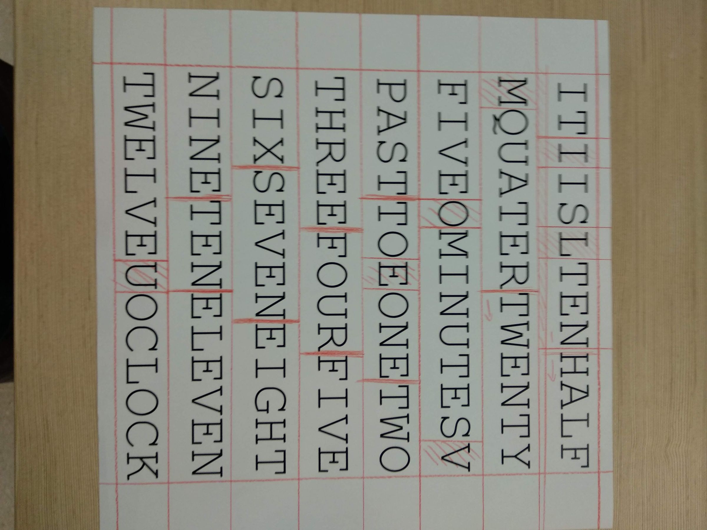 Minimalistic Word Clock : 28 Steps (with Pictures) - Instructables