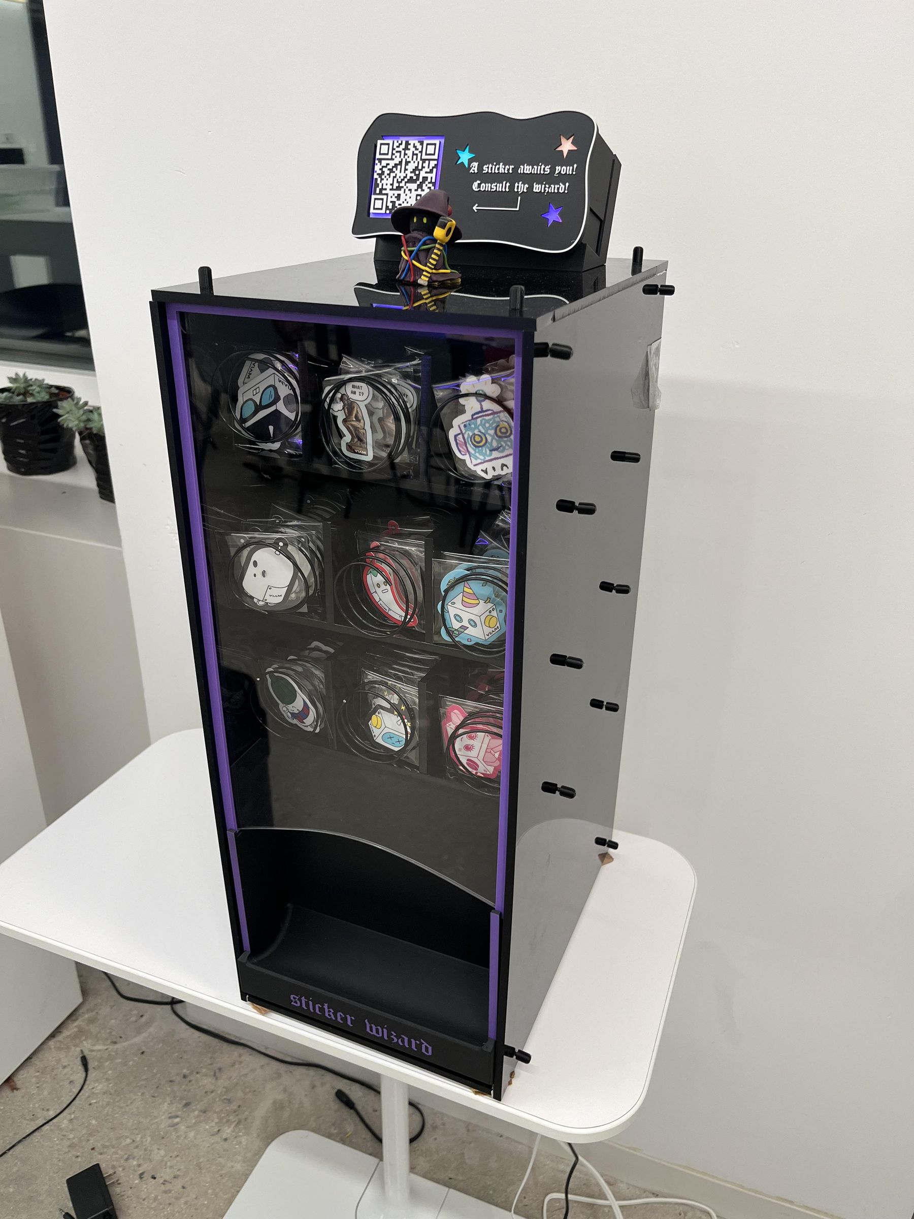 Sticker Wizard – an Interactive Sticker Vending Machine! : 7 Steps ...