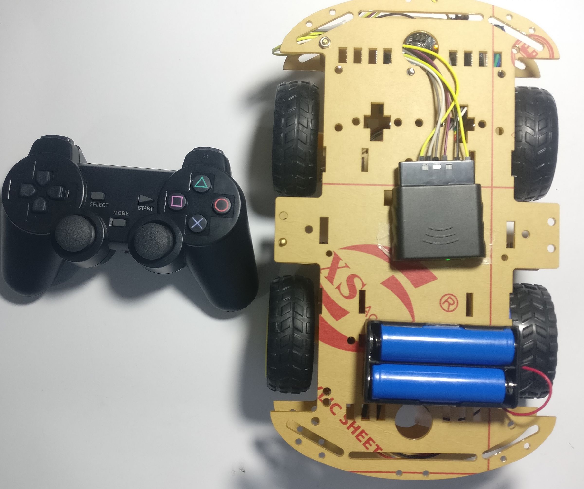 Robotic Car Kit Assembling and Controlling by PS2 Wireless Remote : 6 ...