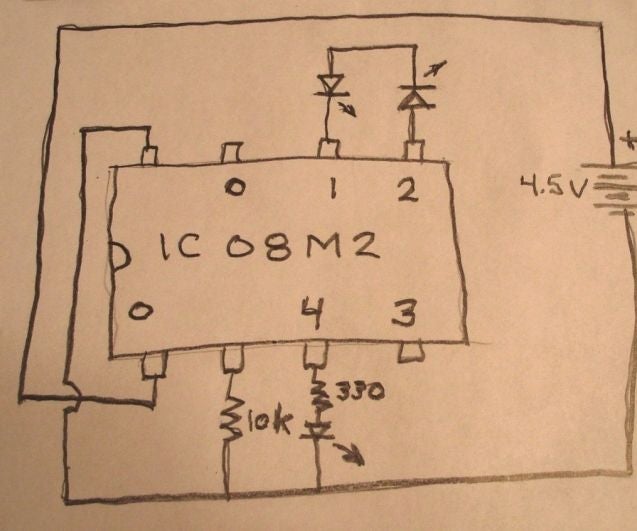 PicAxe LED Dark Detector - Instructables