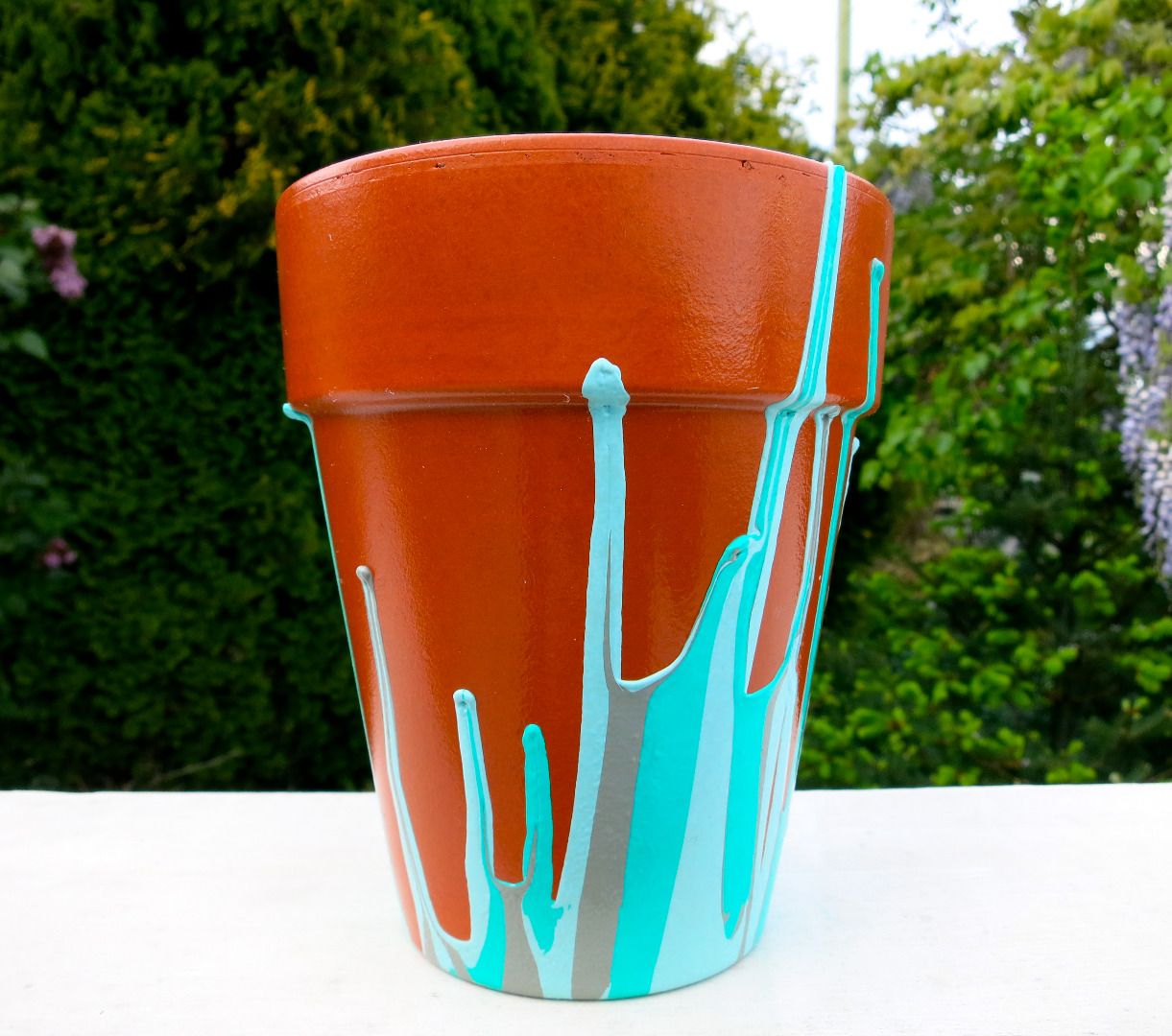 Drip Paint Flower Pot : 4 Steps (with Pictures) - Instructables