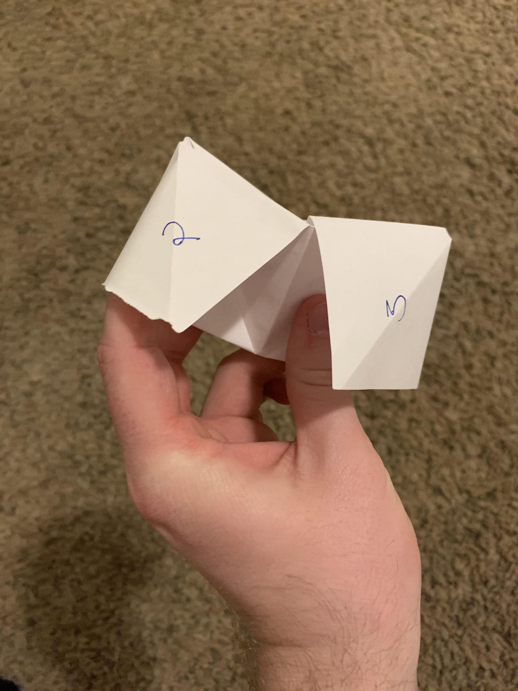 Constructing a Paper Fortune-Teller : 11 Steps - Instructables