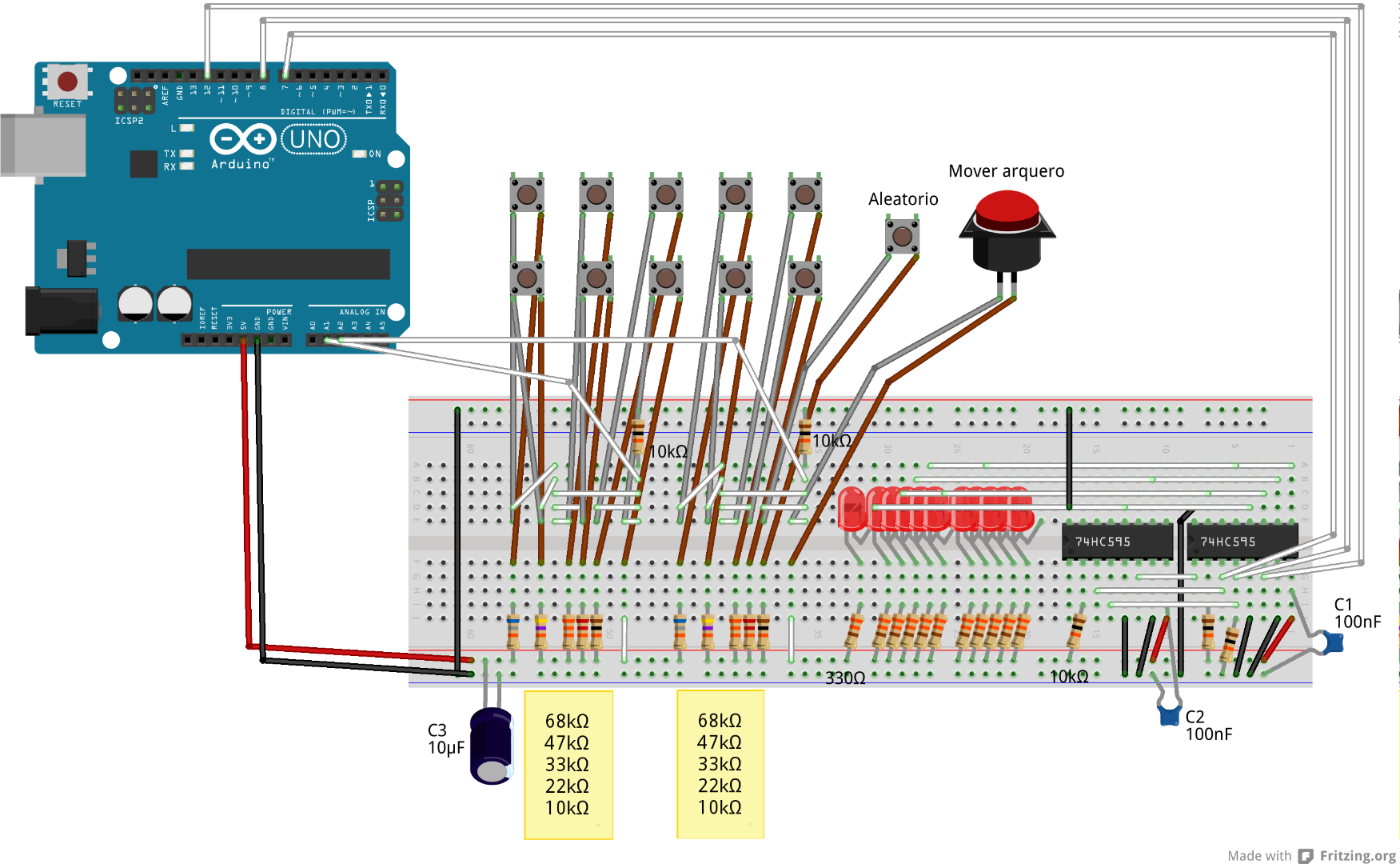 Soccer Penalty Kicks Game With Wiring and Arduino : 8 Steps (with ...