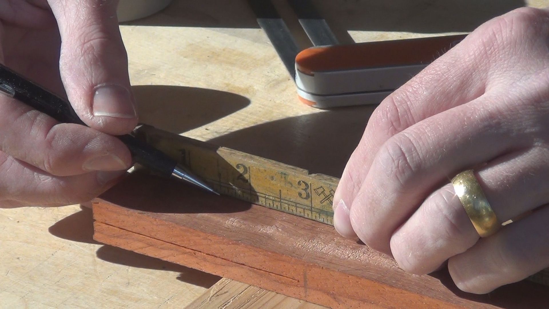 Make a Dovetail Marking Gauge With Hand Tools : 7 Steps (with Pictures ...