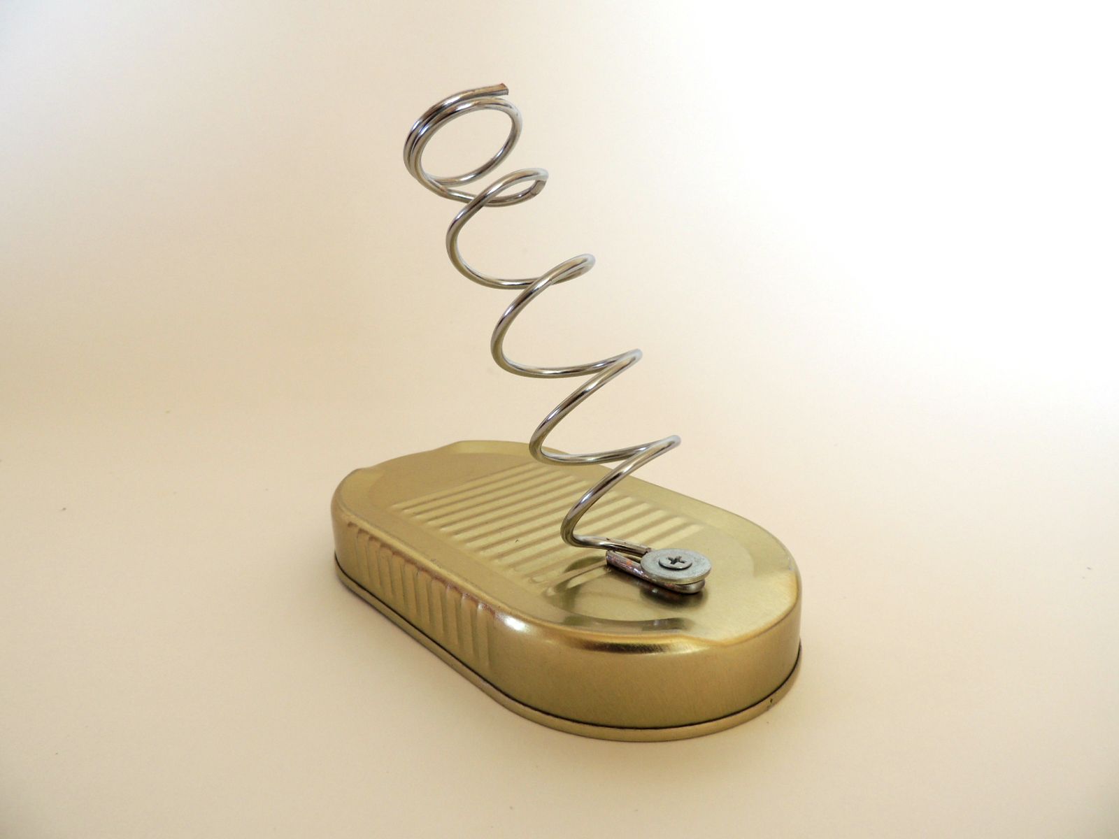 Soldering Iron Base (made With a Sardines Can) : 6 Steps (with Pictures ...
