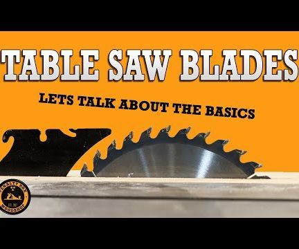 Choosing the Right Table Saw Blade - Beginner Woodworking : 6 Steps ...