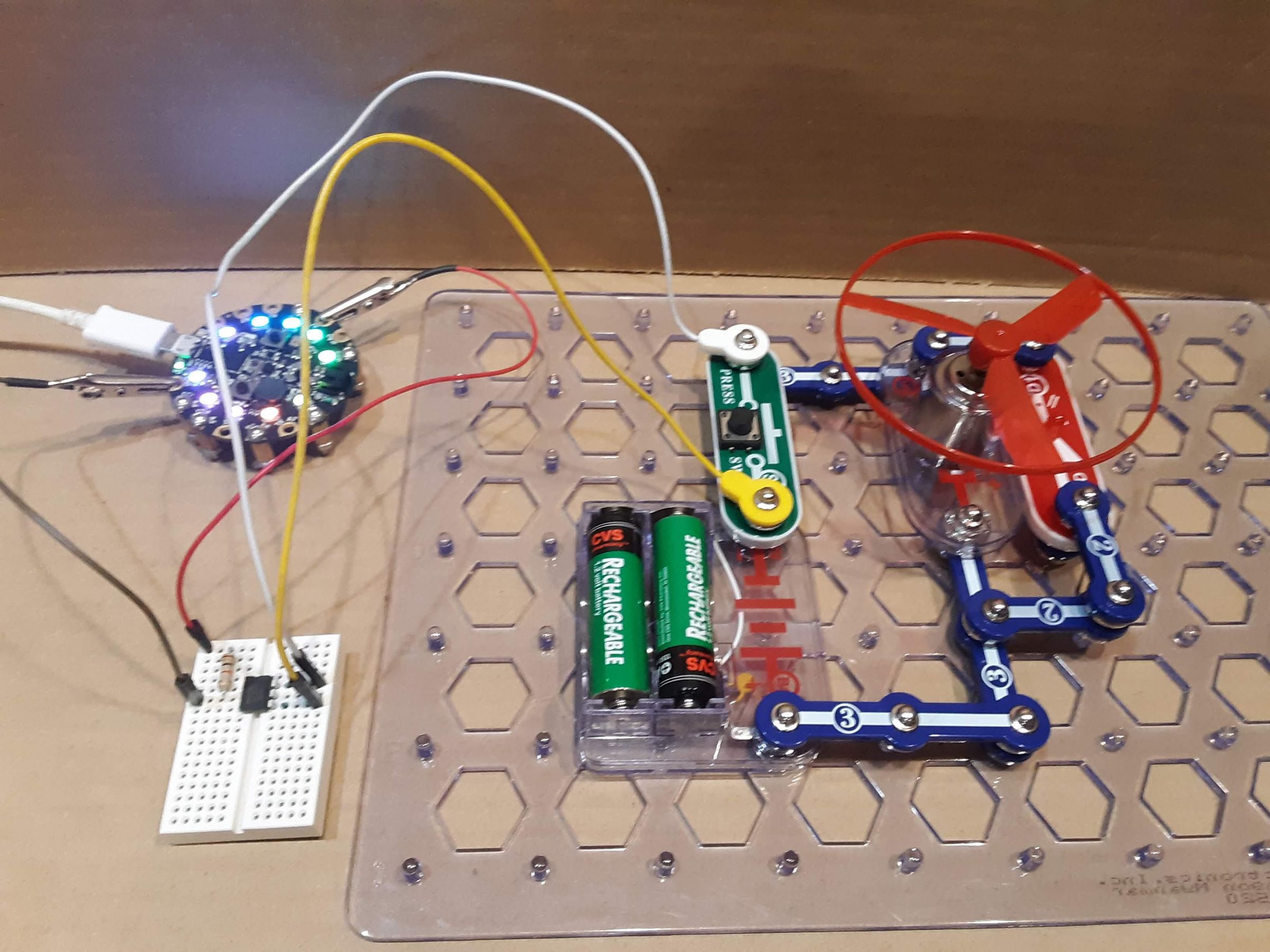 Control Snap Circuits With Circuit Playground Express : 4 Steps ...