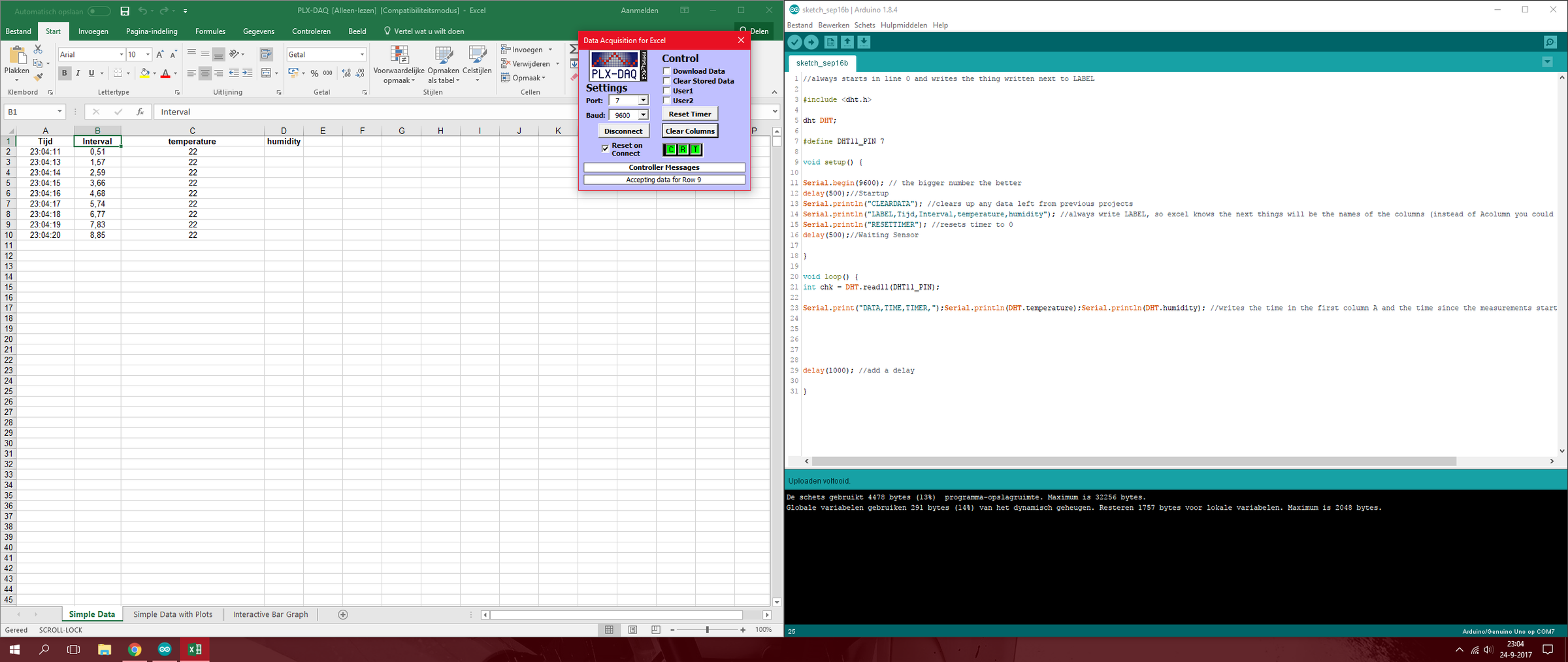 Sending Data From Arduino to Excel (and Plotting It) : 3 Steps (with ...