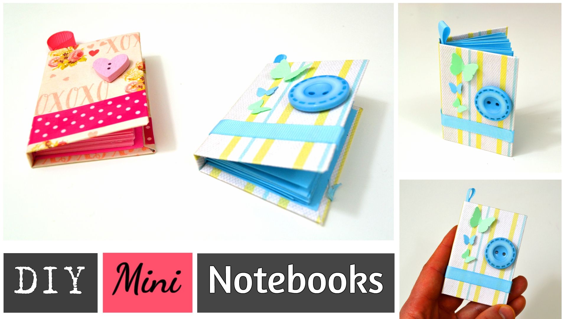 Make Your Own Mini Notebooks / POCKET - SIZED NOTEBOOKS WITH RECYCLED ...