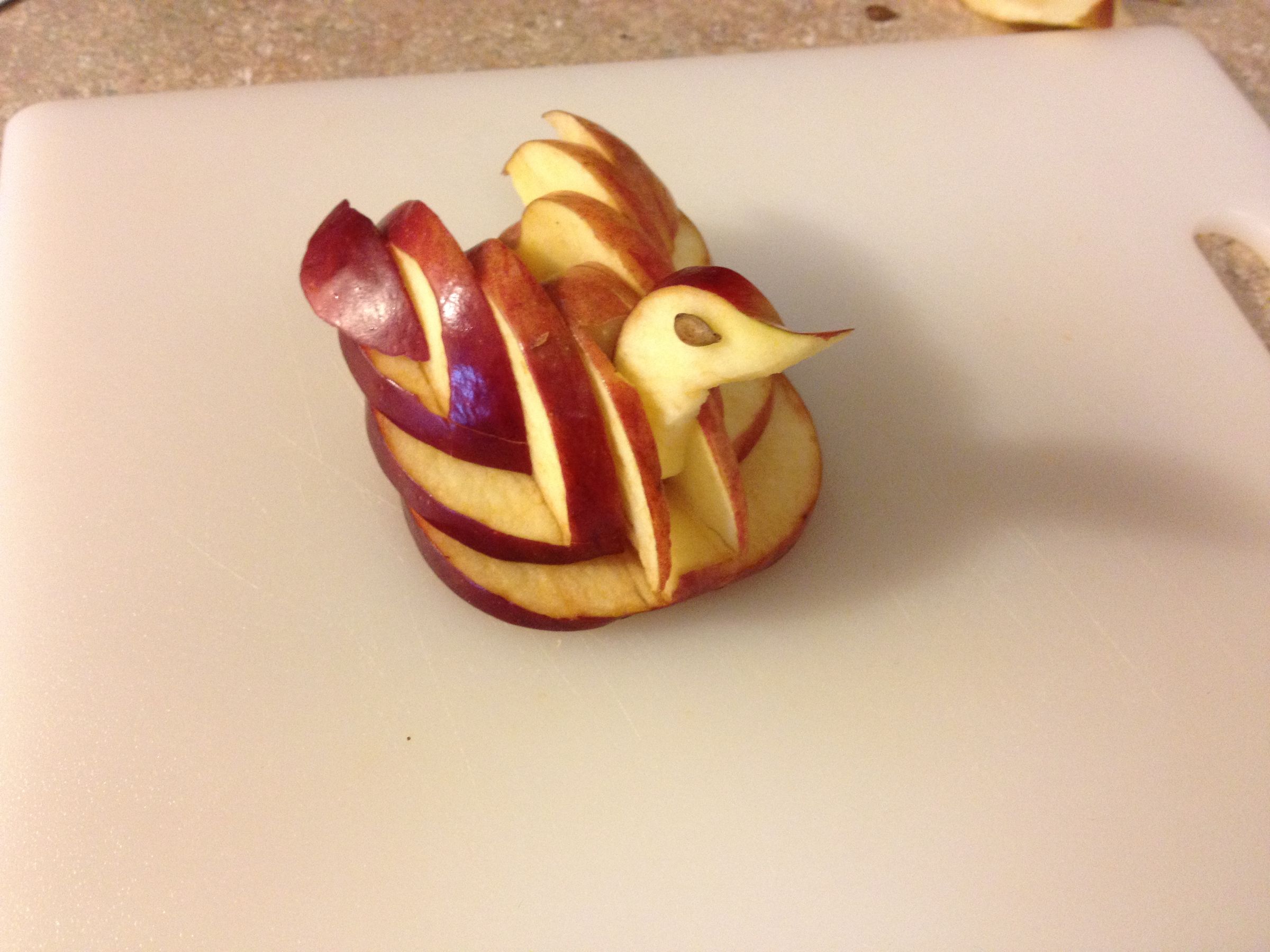 How to Create an Apple Swan : 9 Steps - Instructables