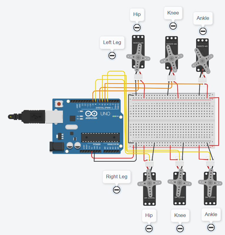 Arduino Controlled Robotic Biped : 13 Steps (with Pictures) - Instructables