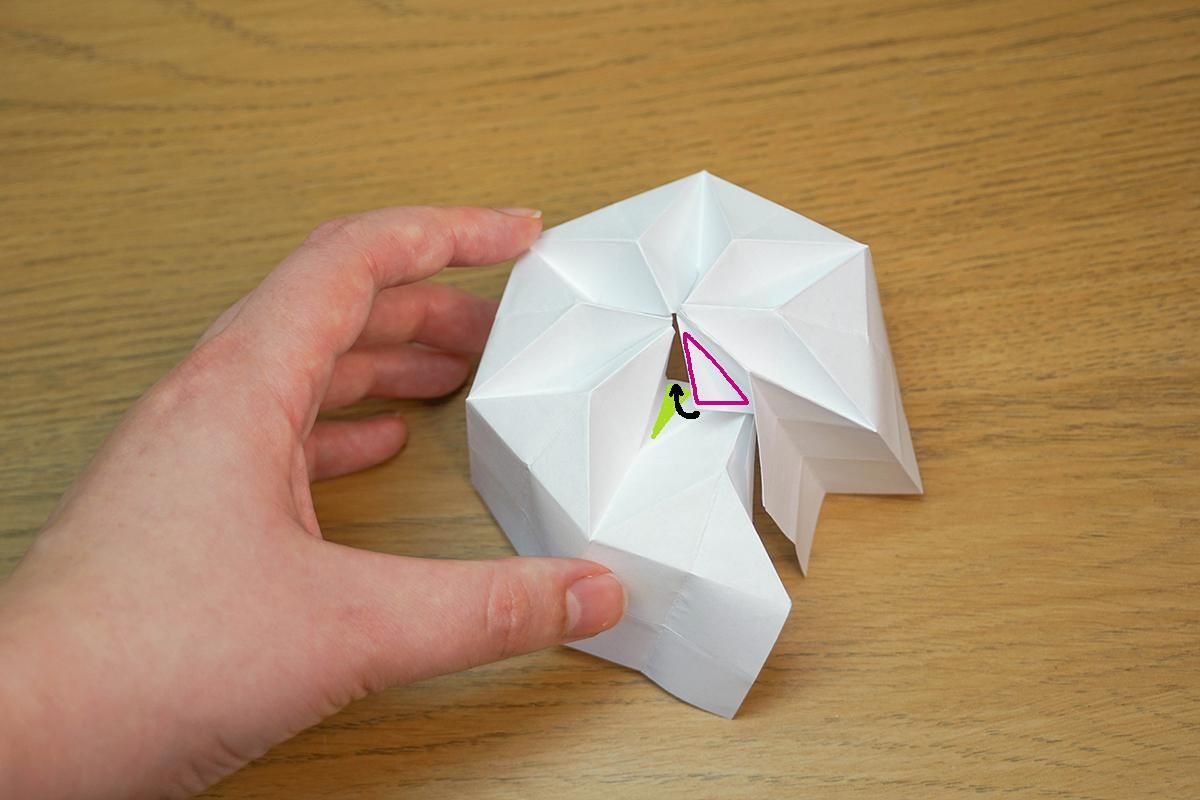 DIY Origami Hexagon Wall Decor | Paper-Folding Art Project : 11 Steps ...
