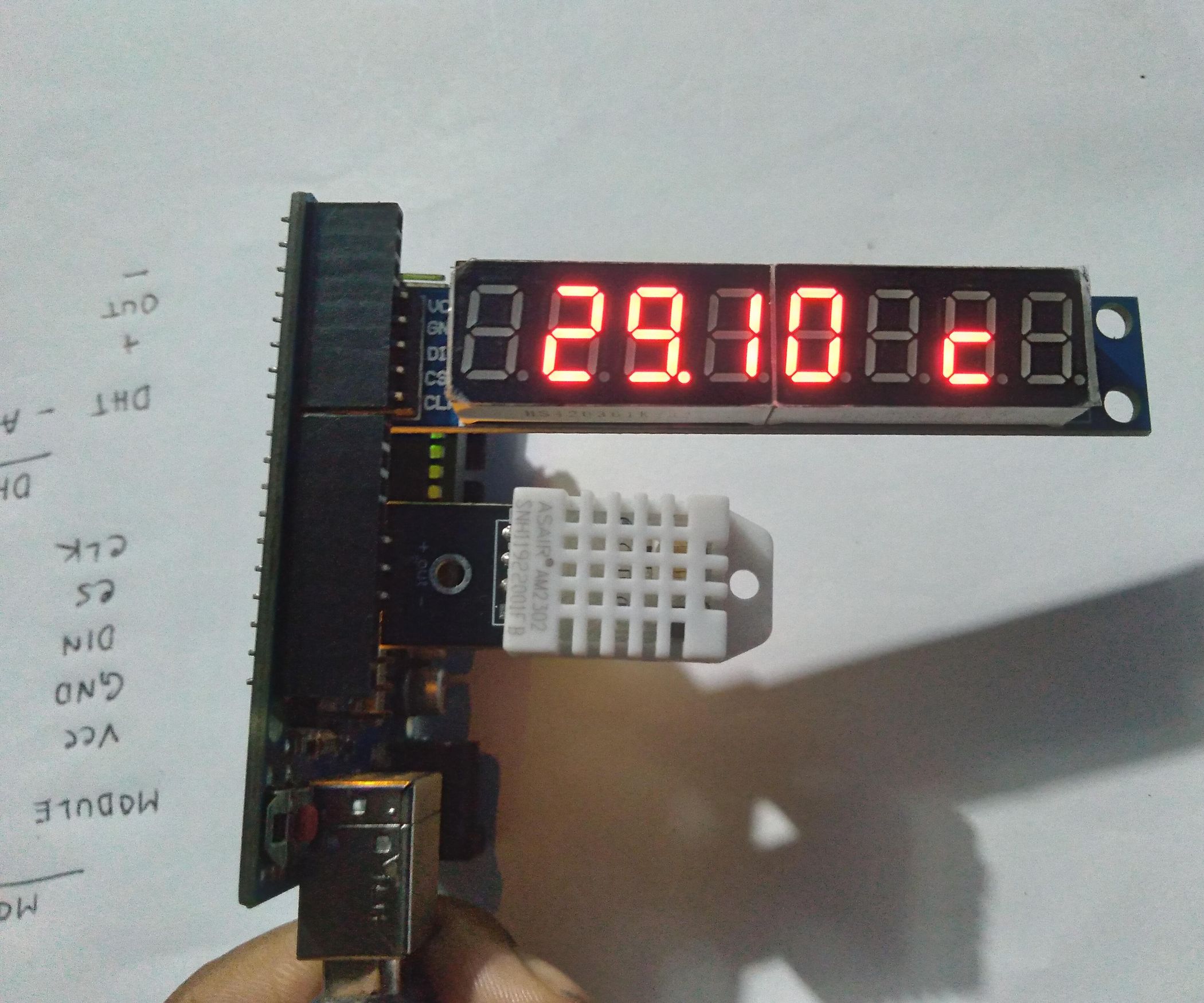 How to Make a Digital Temperature and Humidity Meter : 3 Steps ...