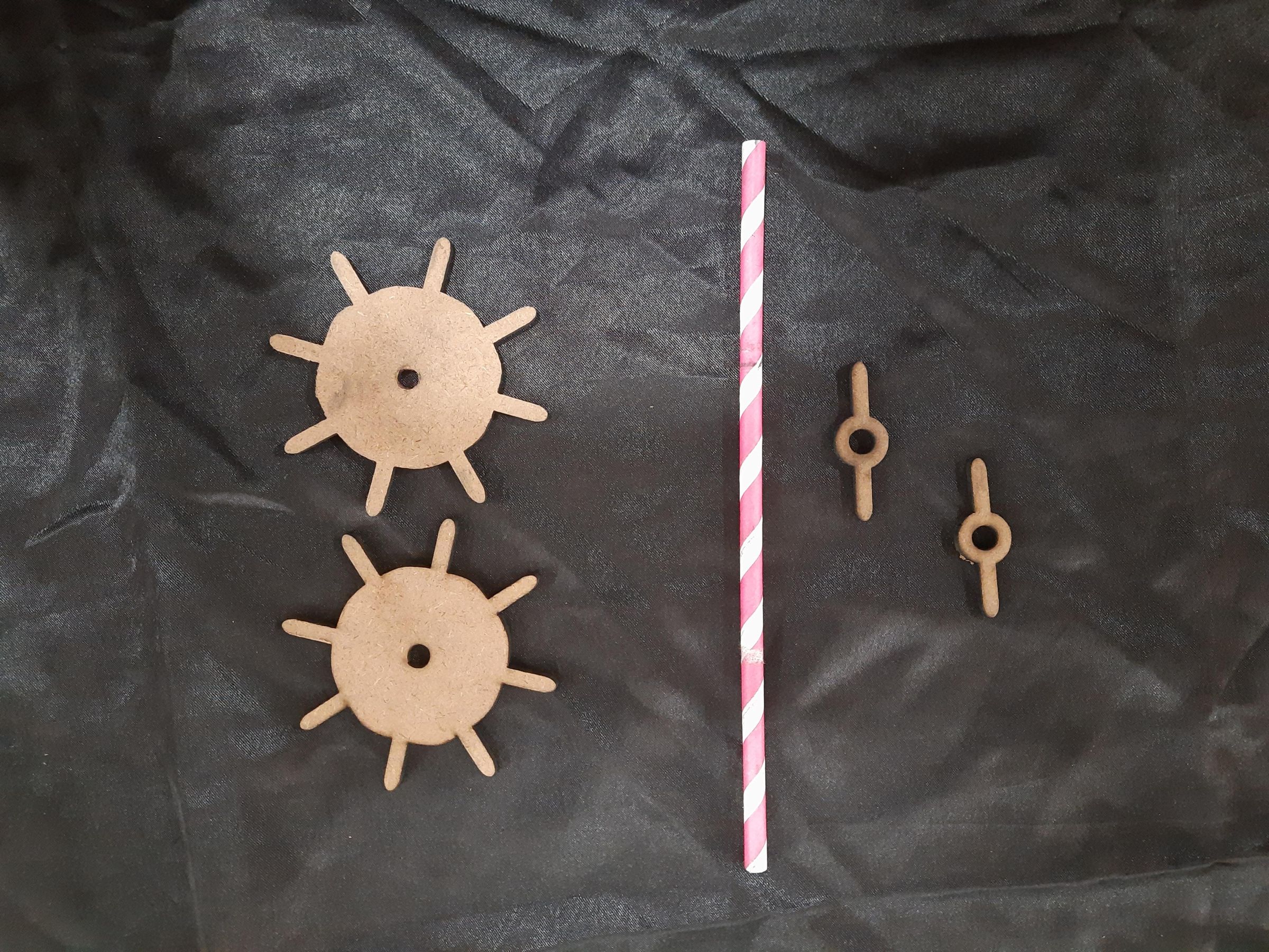 Ferris Wheel by Paper Straw ( Eco Friendly Materials) : 4 Steps ...