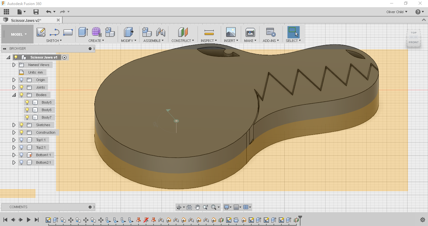 Designing Scissor Jaws in Fusion : 11 Steps (with Pictures) - Instructables