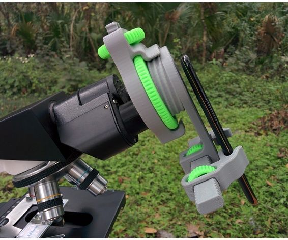 Universal Phone Mount/Adapter for Microscope, Telescope, Binoculars : 4 ...