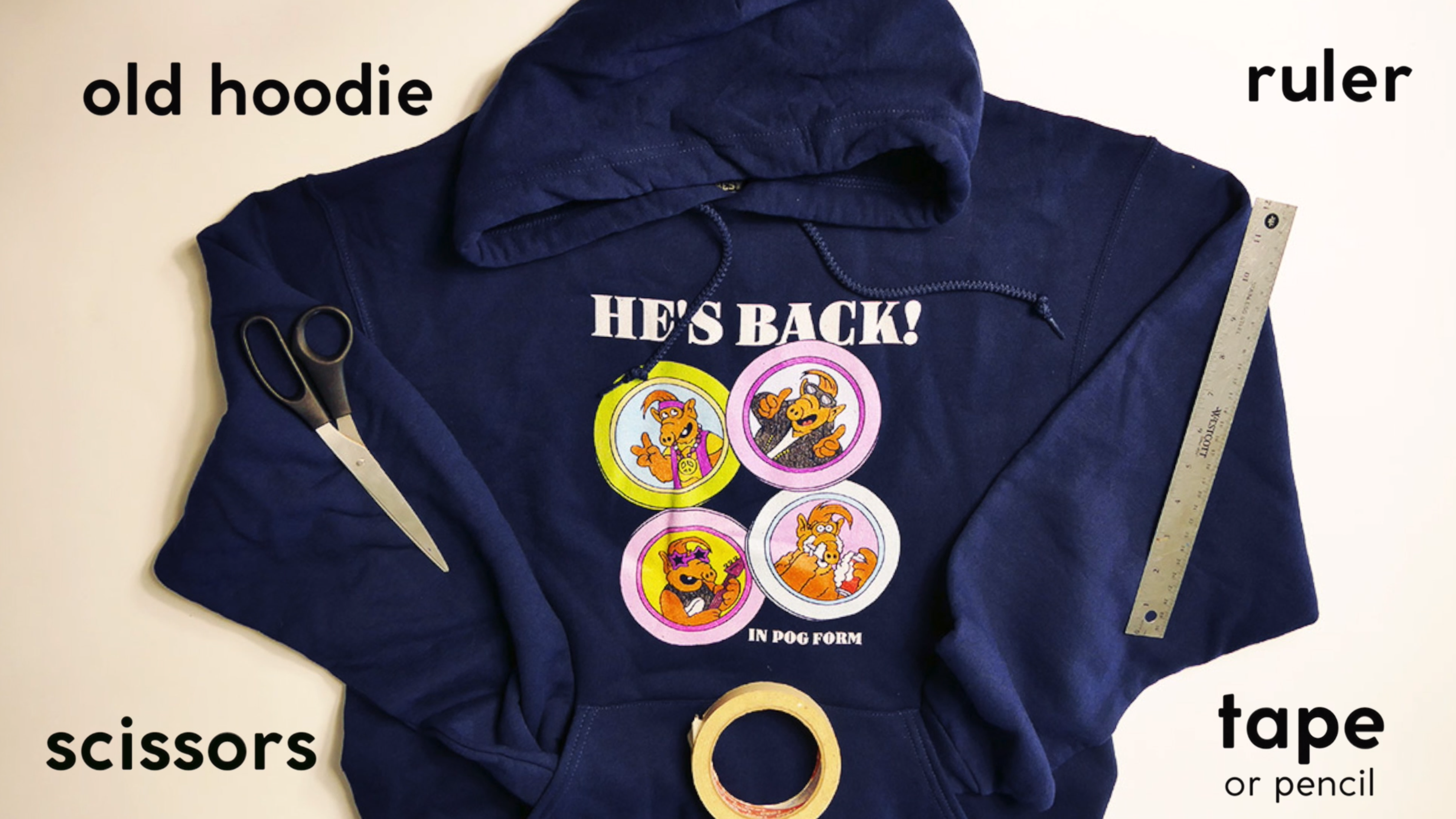 DIY Cropped Hoodie : 3 Steps - Instructables