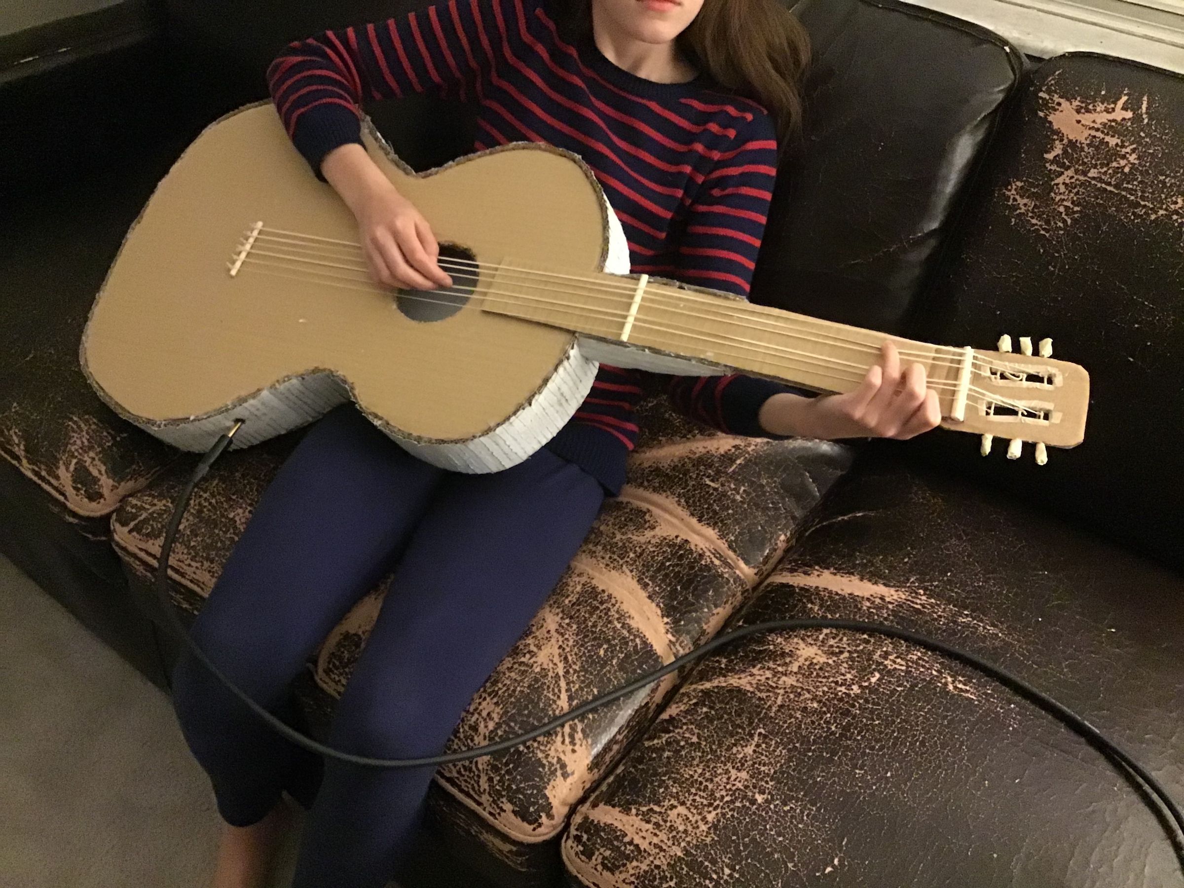 Homemade Cardboard Electric Guitar : 13 Steps (with Pictures ...